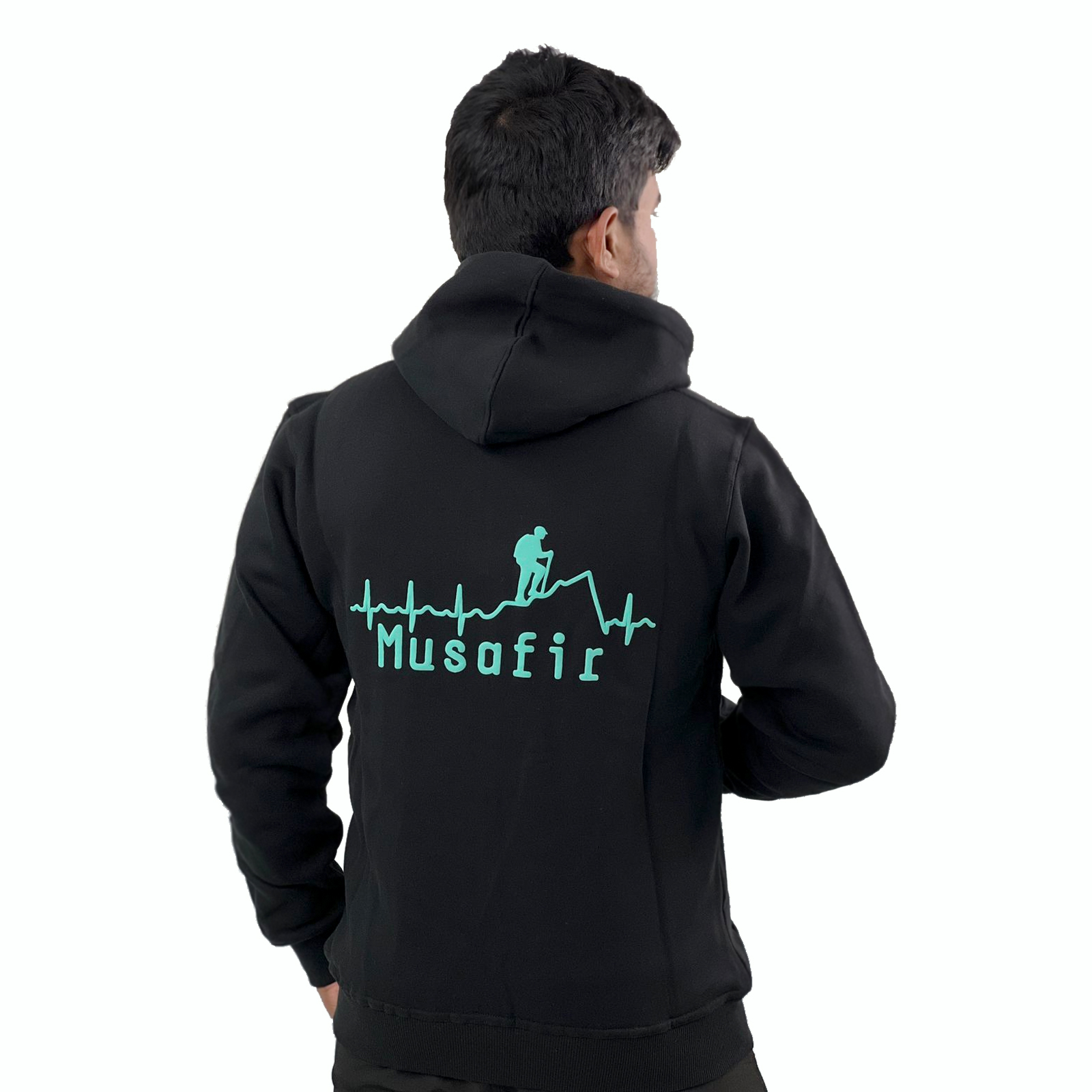 Chain Hoodie Musafir Black