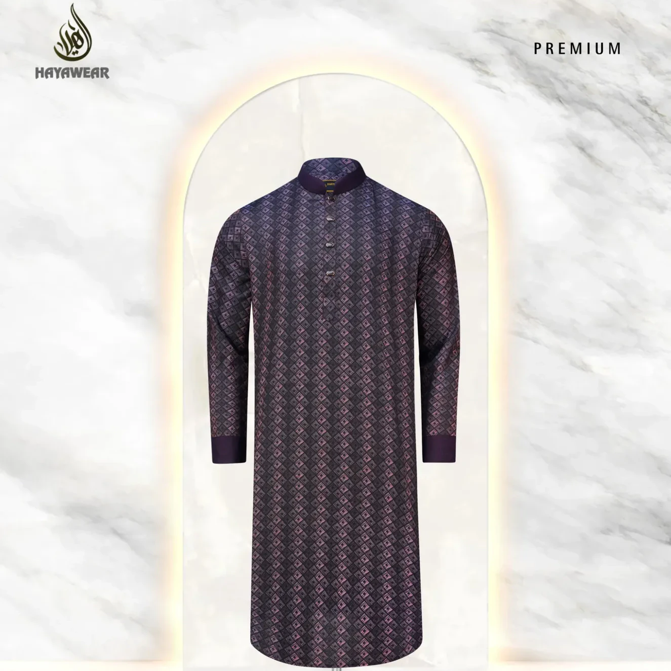 China Jackot Print Purple
