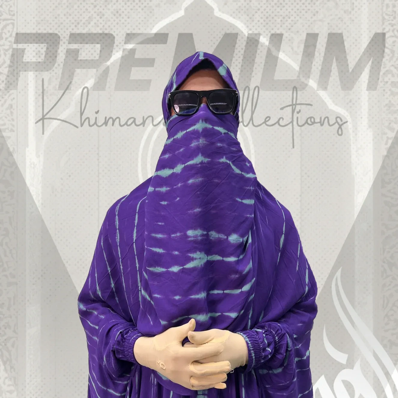 KMR010 Purple Shade Khimar